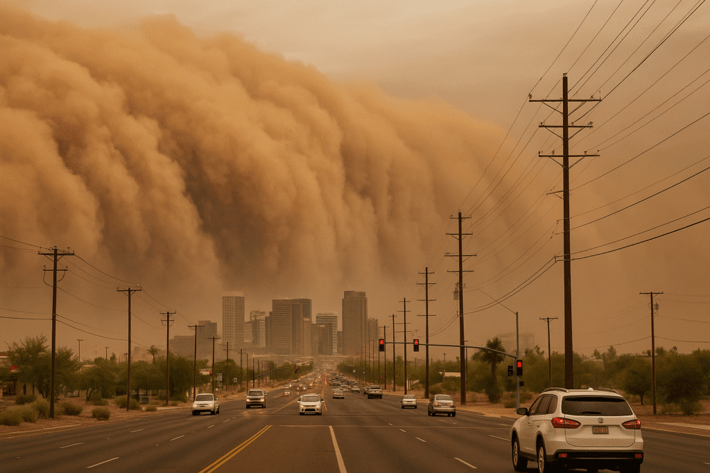Arizona Dust Storm Phoenix | Major Haboob Impact